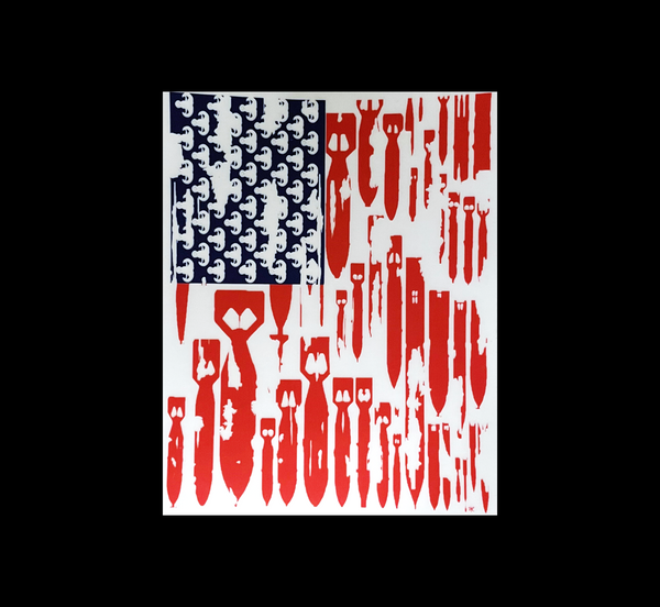 Bomb Flag Sticker – Crab Zone, LLC