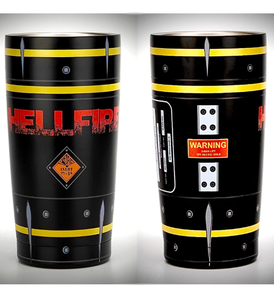 HELLFIRE Guided Missile Tumbler, 20oz – Crab Zone, LLC