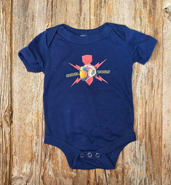 Rebel Born Onesie – Crab Zone, LLC